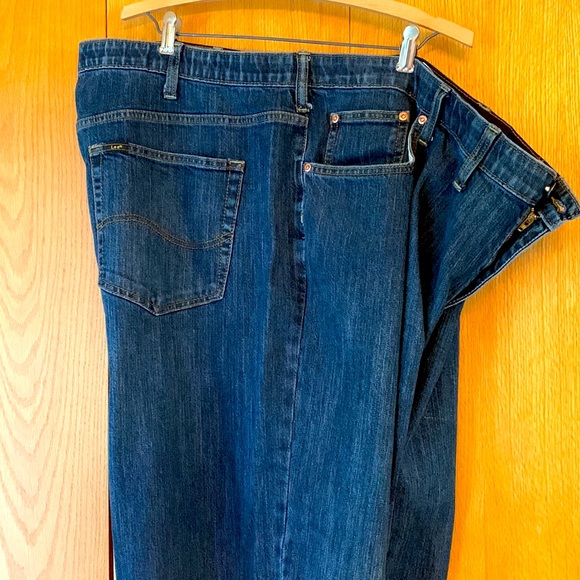 Lee | Jeans | Lee Loose Fit Mens Stretch Denim Blue Jeans Riveted 5 X 30 Measures 49 X 29 | Poshmark
